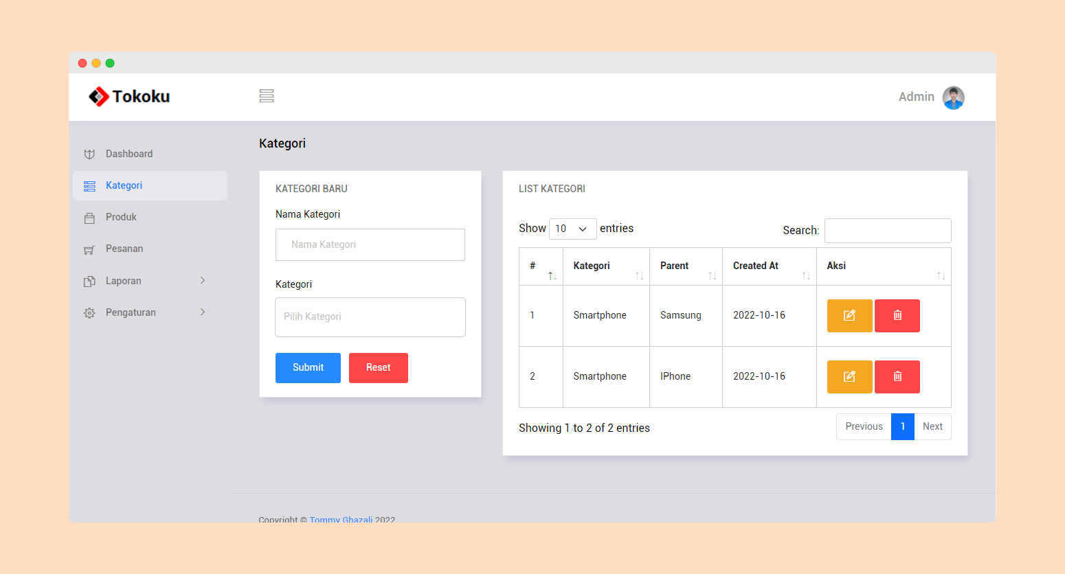Tommy Ghazali | Tokoku
